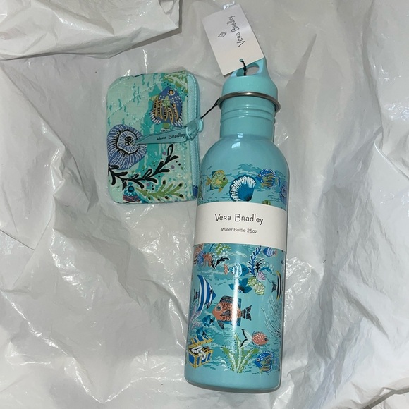 Vera Bradley | Kitchen | Vera Bradley Antilles Treasure Water Bottle ...